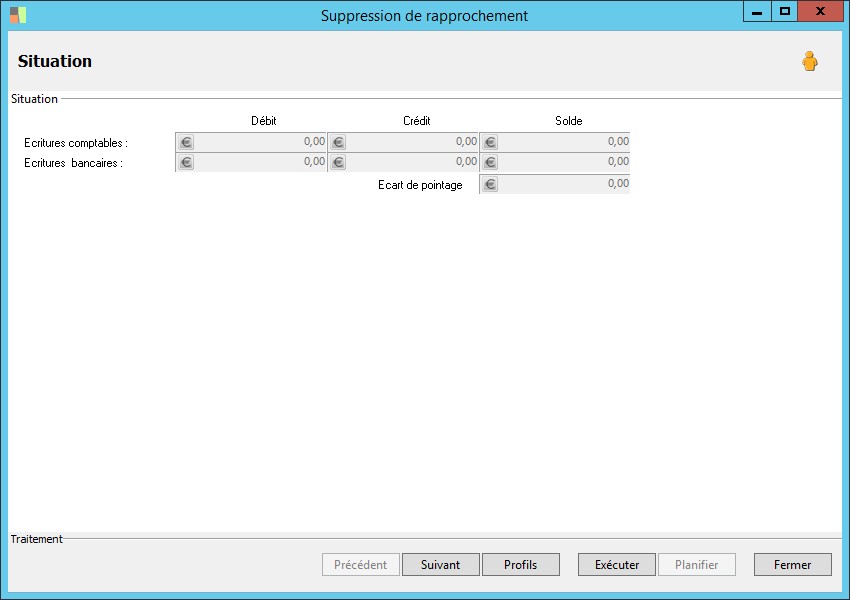 Suppression de rapprochement